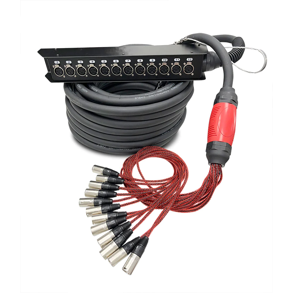 MULTIPAR DE AUDIO 12CH 20M XLR – AliagaSonido