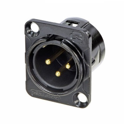 Rean RC3MDL-B Conector Macho Chassis – AliagaSonido